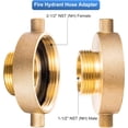 Fire Hydrant Hose Adapter, Fire Hydrant Adapter with Pin Lug 2-1/2" NST ...