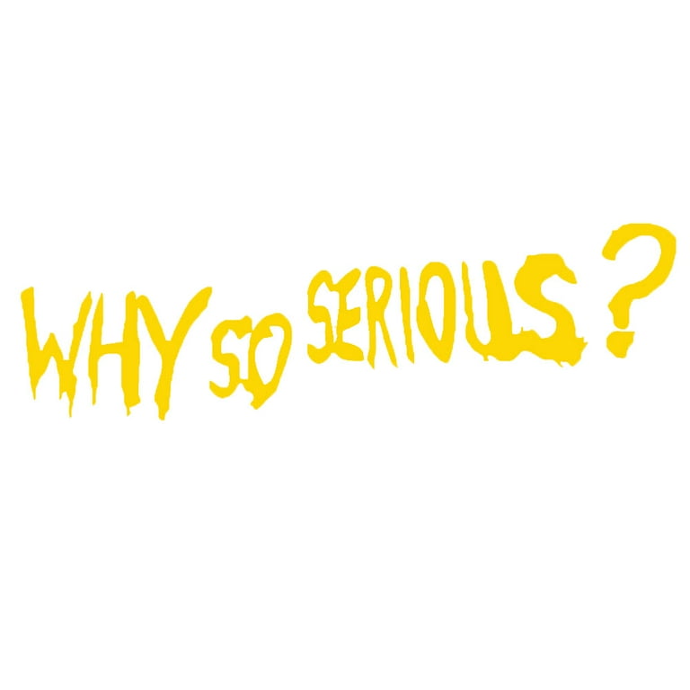 Why So Serious Font