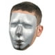 Blank Male Chrome Mask Adult Halloween Accessory - Walmart.com