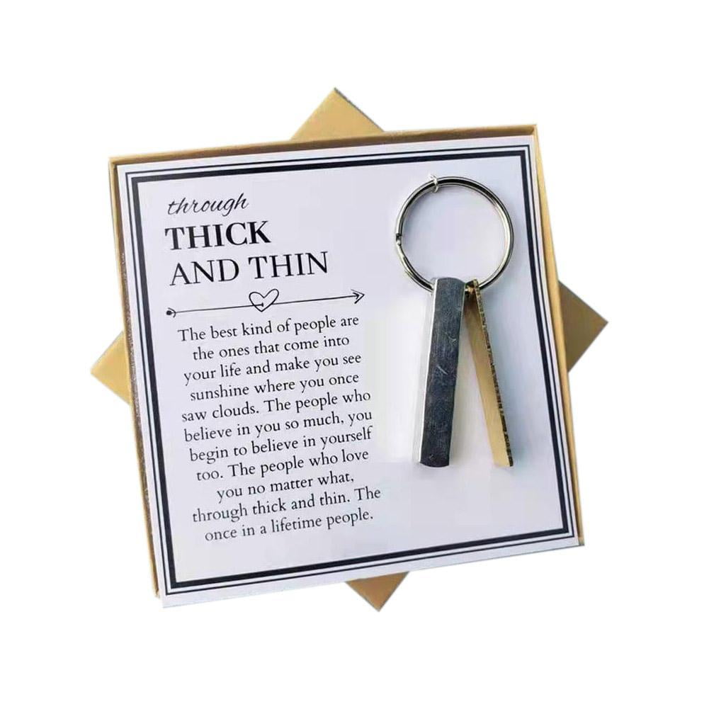 Click here for Wmool Through Thick And Thin Keychain - Friend. 10... prices