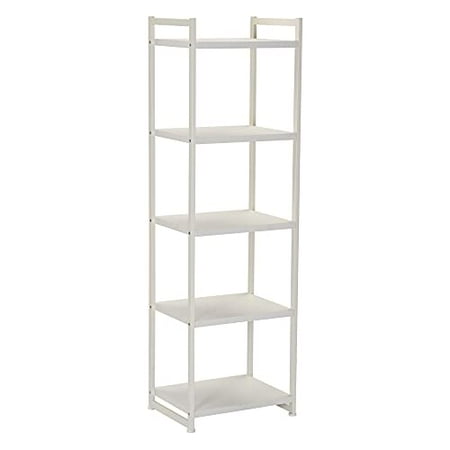 Household Essentials White 5-Tier Free Standing Tower Shelf | Walmart ...