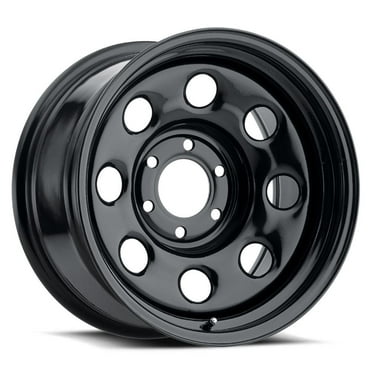 15x8 Vision 85H Soft 8 Gloss Black 5x139.7 5x5.5 ET-19 Wheel Rim ...