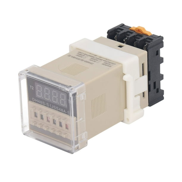 Delay Time Relay 0.1s To 99h Range Adjustable Digital Cycle Delay Timer ...