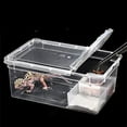 Manunclaims Reptile Small Snake Feeding Box Lizard Tarantula Habitat ...