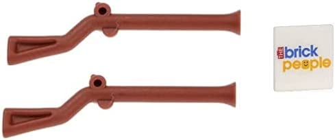 LEGO Accessories: Brown Flintlock Musket - Pirate Gun x2 - Walmart.com