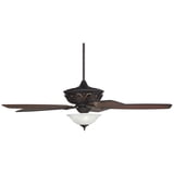 Casa Vieja Montego 60" Industrial Rustic Ceiling Fan, LED Lamp Fixture ...