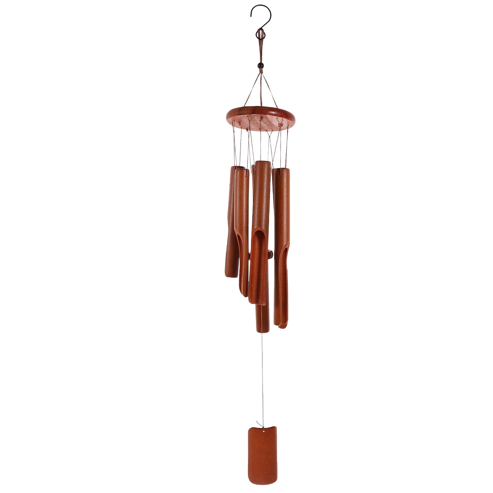 Click here for Alvinma 1pack Brown Bamboo Tubes Wind Chime For Ou... prices