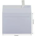 50 Pack White Envelopes, 5 x 7 Inch Envelopes,A7 Envelopes, Card ...