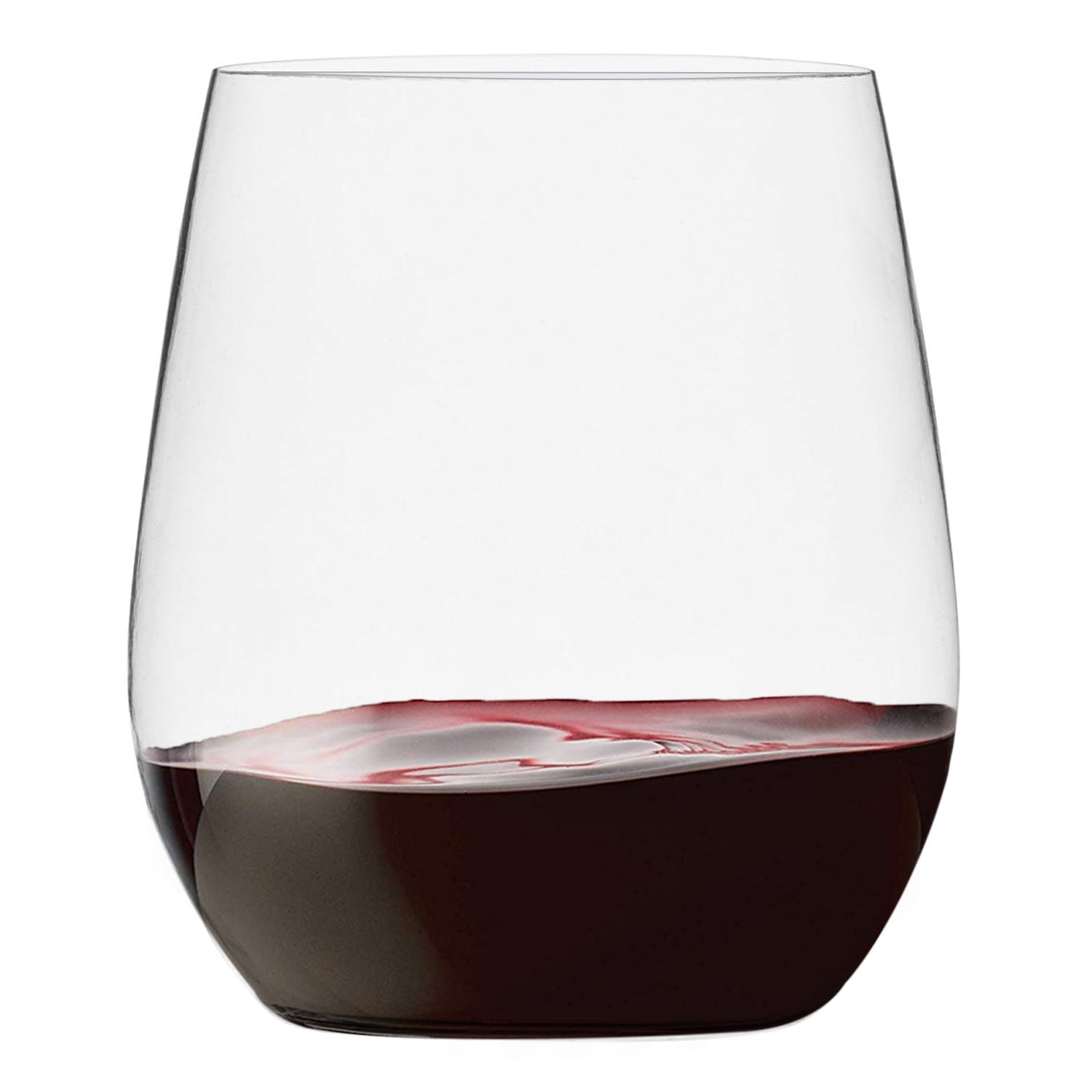 48 Pack Plastic Stemless Wine Glasses Disposable 12 Oz Clear Plastic