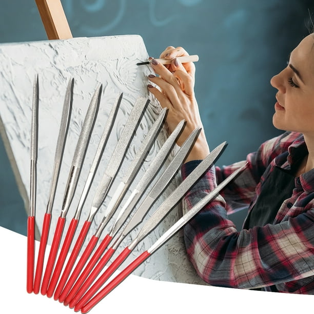 Juego De Limas De Aguja 10 Uds Mini lima de aguja herramienta de lima ...