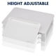 Quartet Glass Desktop Monitor Riser with Dry-Erase Board Adjustable ...