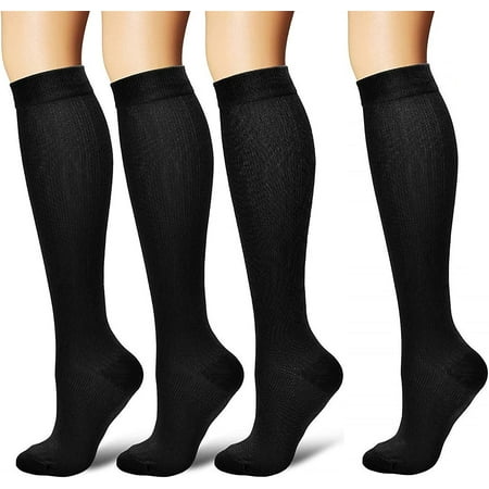 4 Pairs Compression Socks For Heilwiy Men And Women Circulation Medical ...