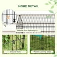 PawHut 73" Small Animal Playpen w/ Roof for Rabbit, Chicken, Chinchilla ...