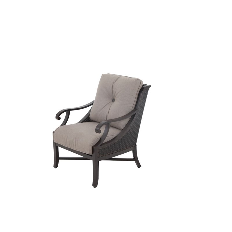 Sunvilla Somerset Wicker Patio Lounge Chair in Shale - Walmart.com