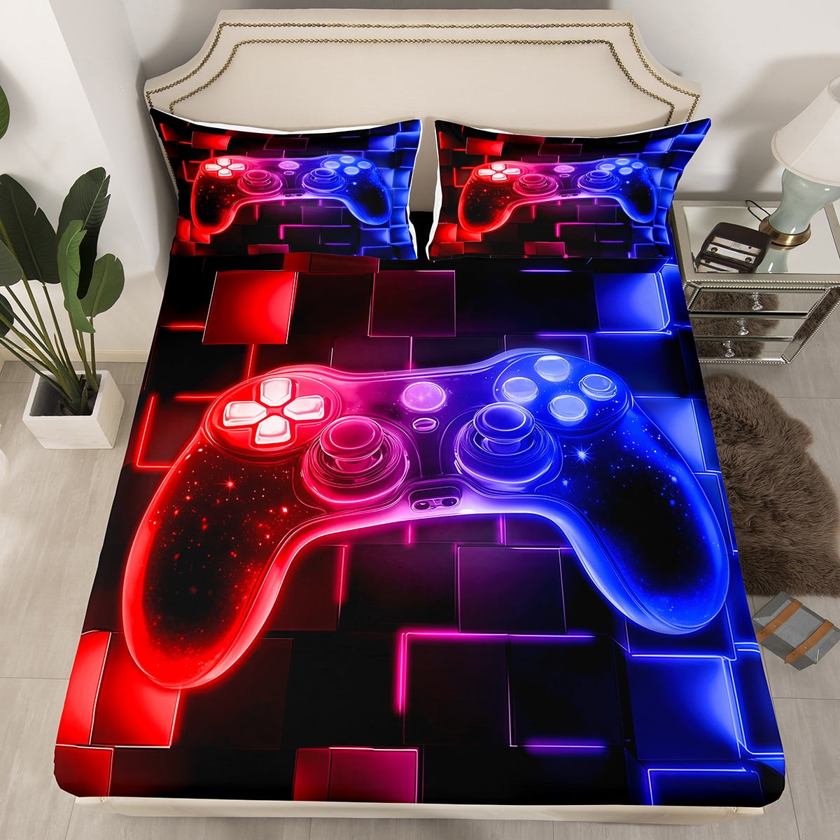 Click here for Yst Kids Gamer Bed Sheets Twin  Gaming Fitted Shee... prices