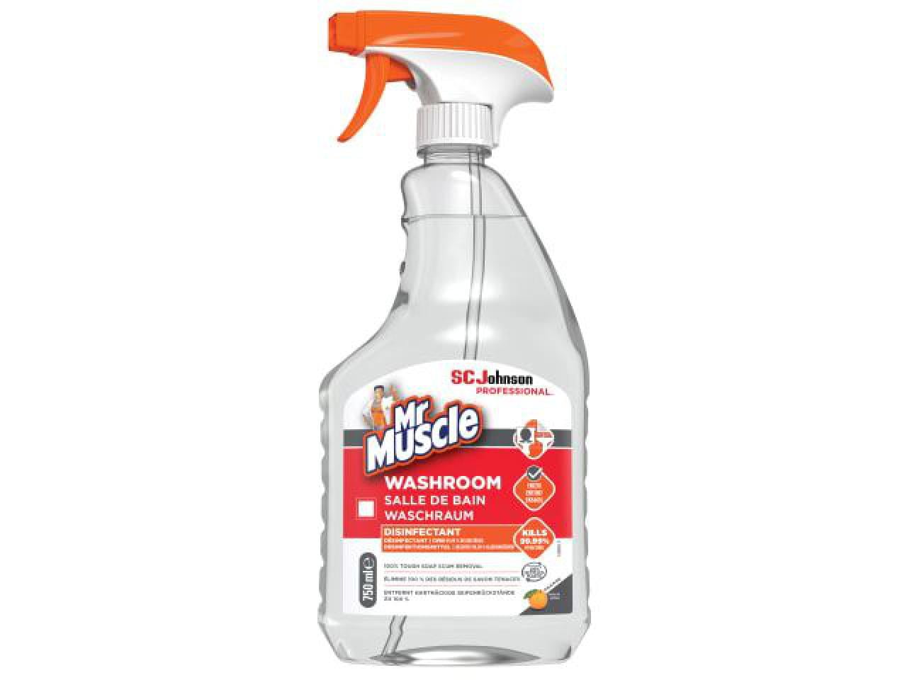 SC Johnson Professional - Mr Muscle® Washroom Cleaner 750ml - Walmart.com
