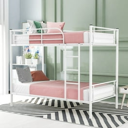 Walmart white twin bunk beds store