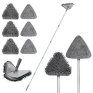 Vislone 360 Triangle Mop, Rotatable Extendable Cleaning Mop with 6 ...