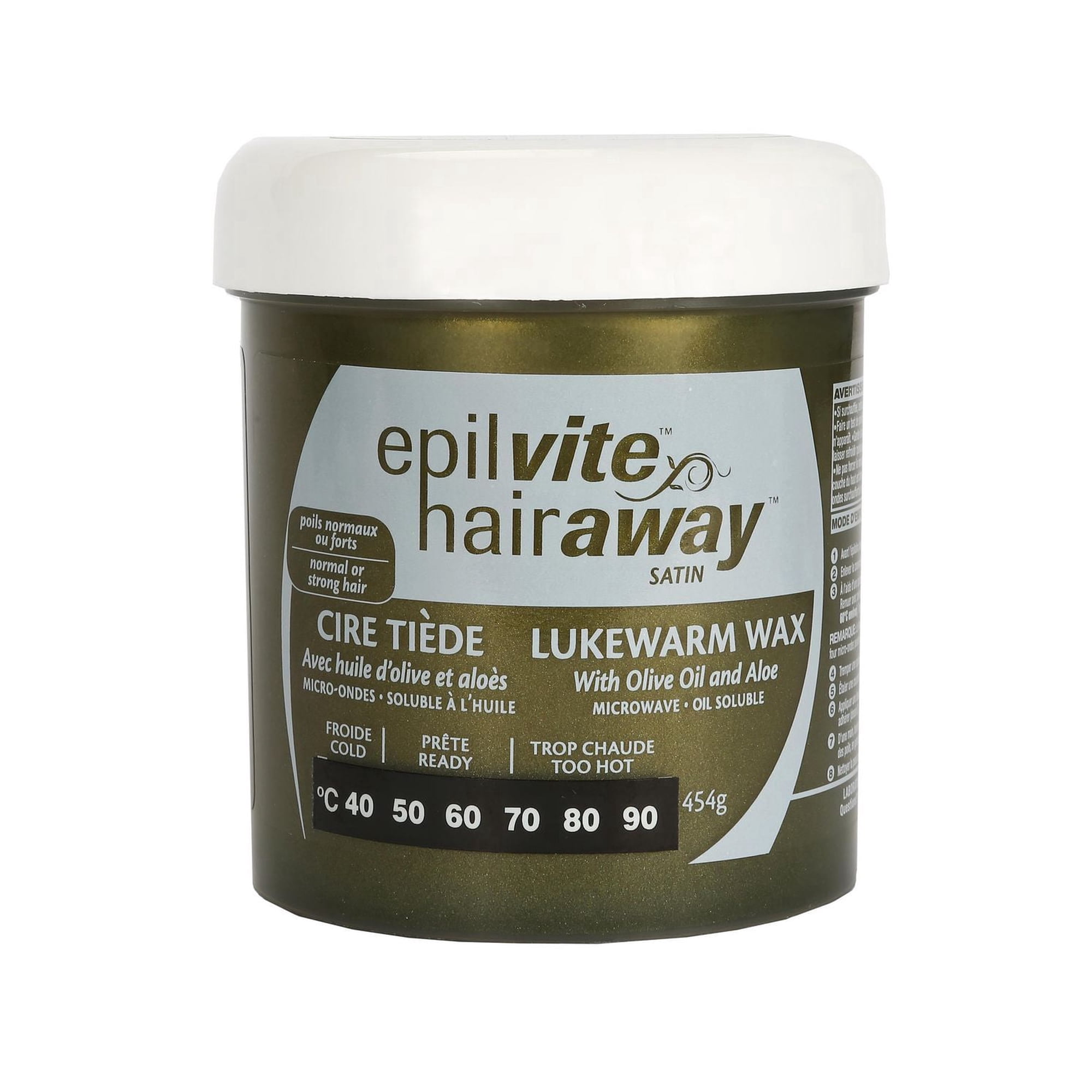 Click here for Epil-Vite / Hair-Away Satin Lukewarm Wax Olive And... prices