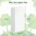200 Pieces White Paper Bags - Mini Kraft Paper Treat Bags for Weddings ...