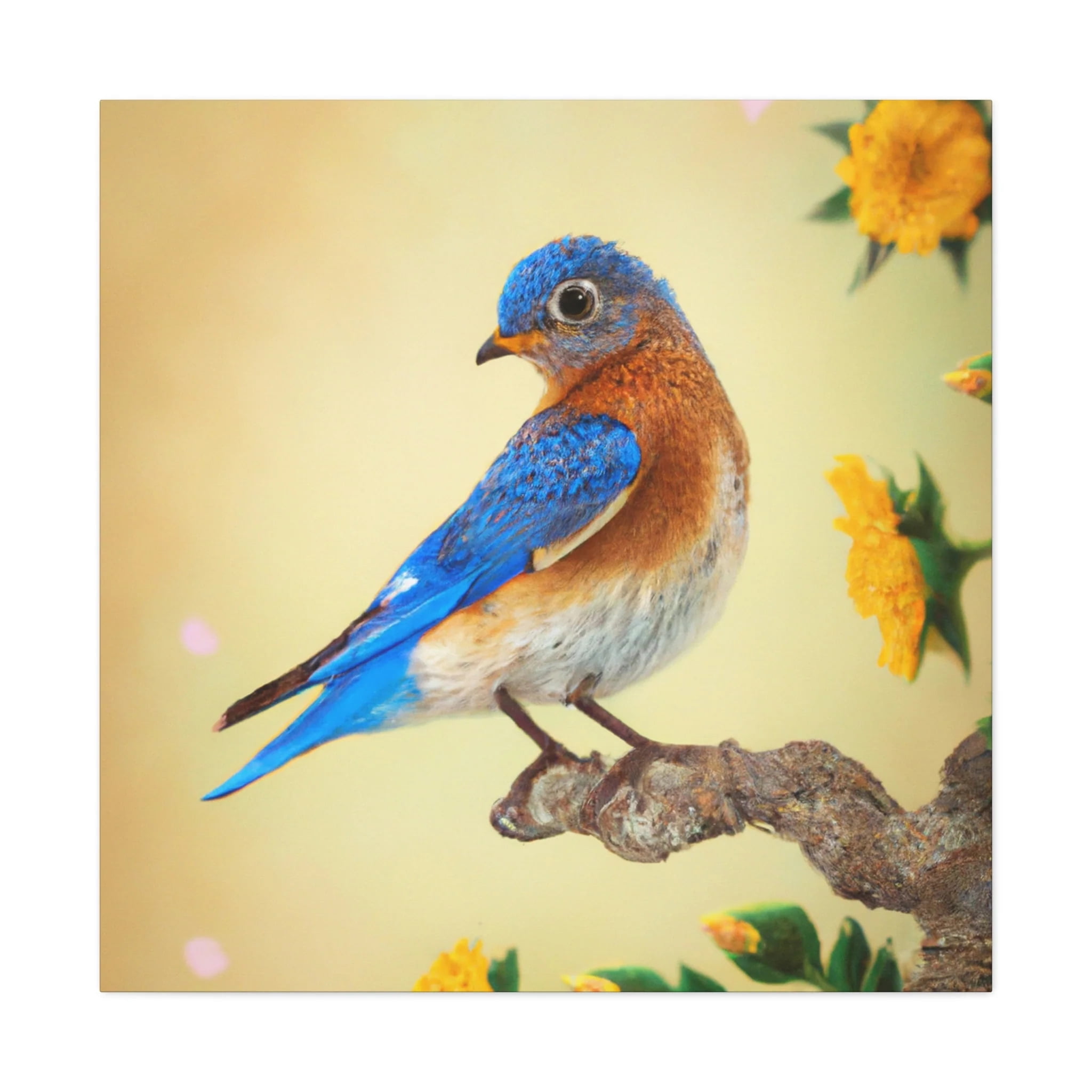 Bluebird in Splendor - Canvas - Walmart.com