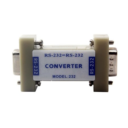 Mini RS232 9 Pin Male To 232 Female Serial Port Adaptor Connecter ...