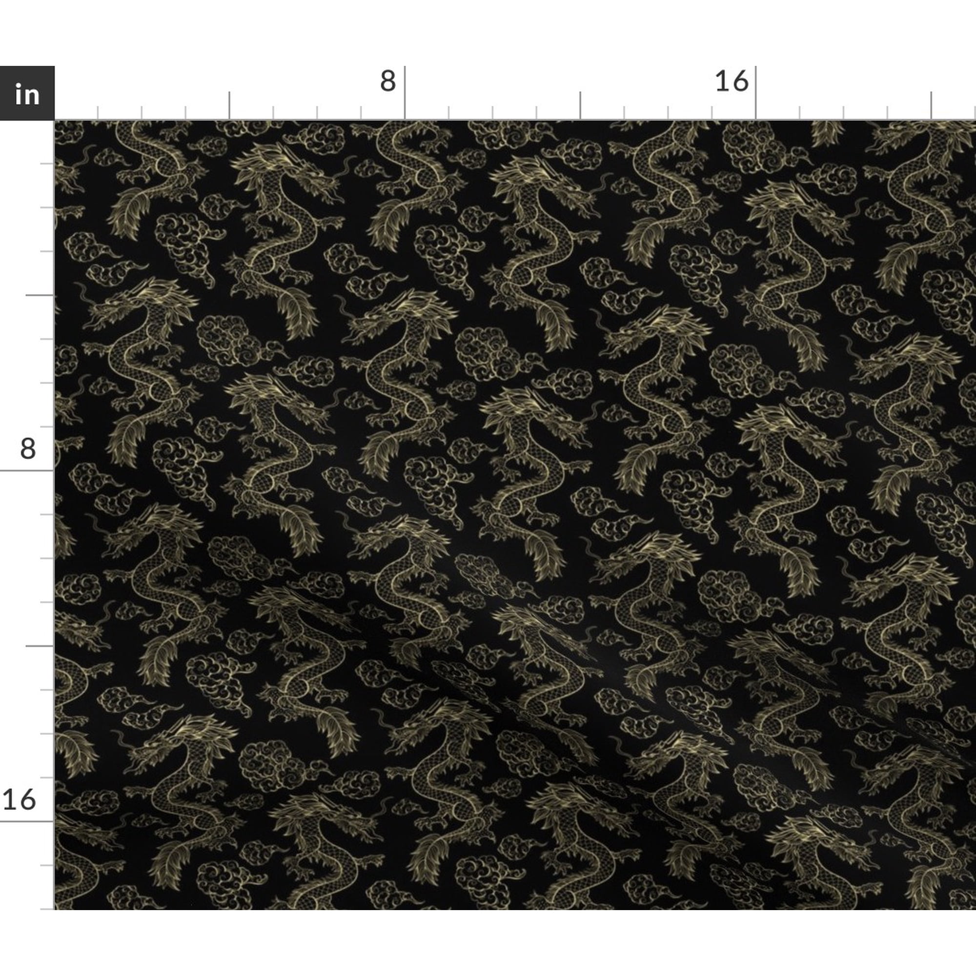 Japanese Dragon Fabric