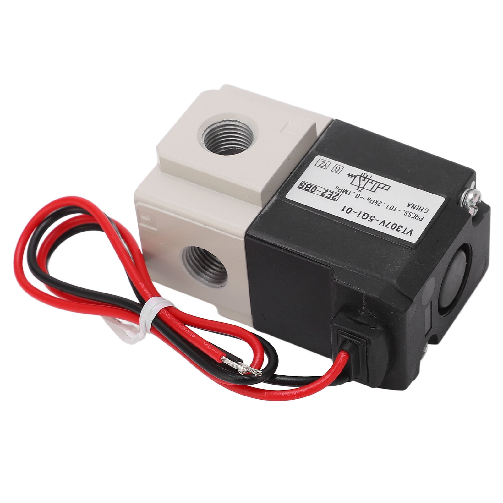 Válvula solenoide neumática ANGGREK Válvula solenoide de vacío de aluminio fundido de aviación ...