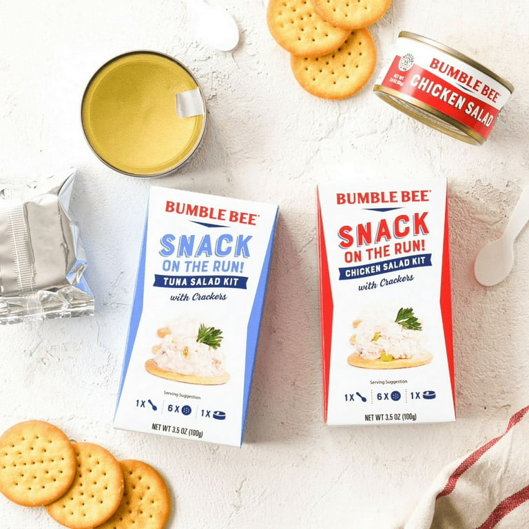 (3 Pack) Bumble Bee Snack On The Run! Chicken Salad Kit, 50% OFF