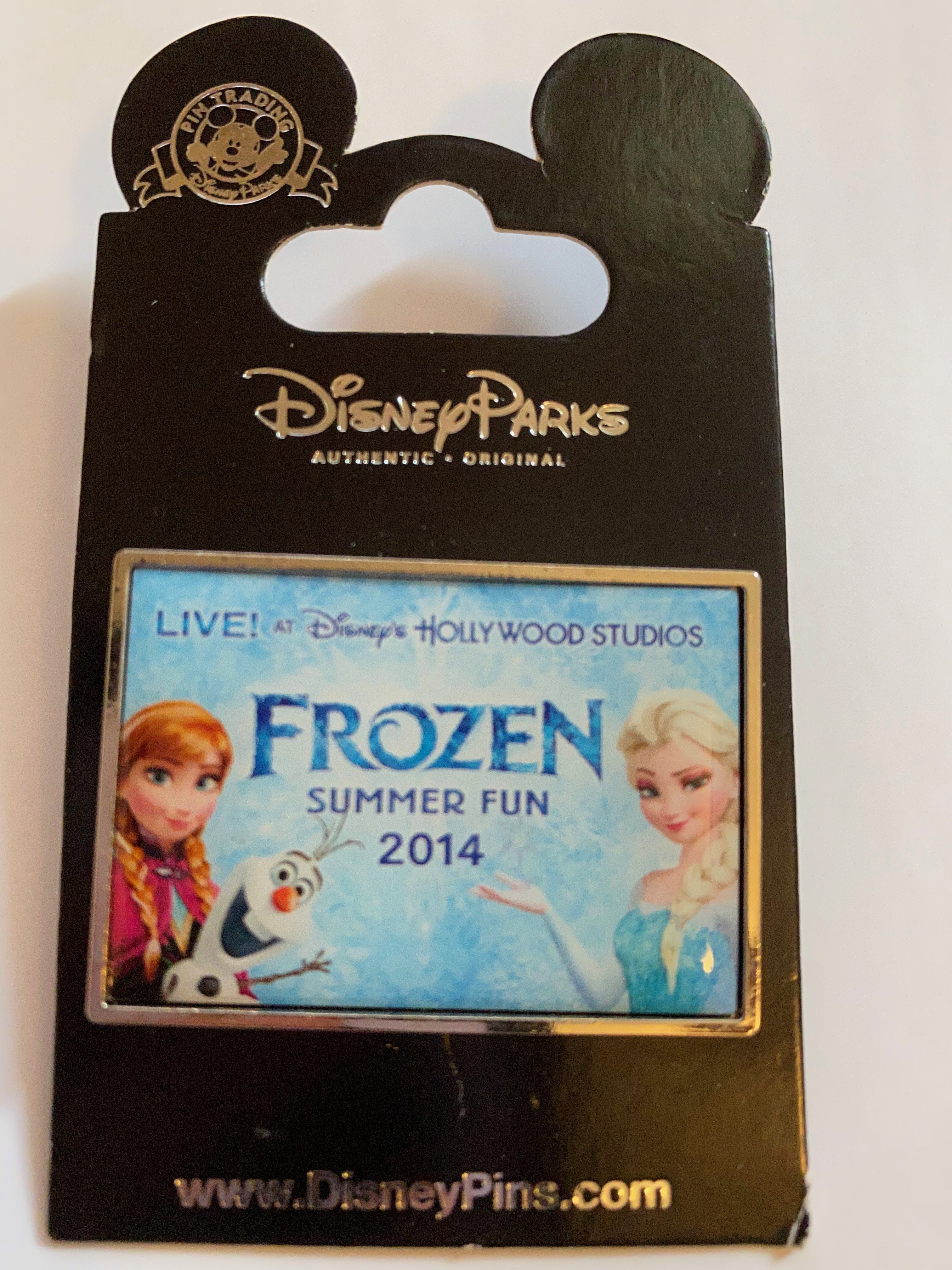 Disney Parks Frozen Anna Elsa Olaf Summer Fun 2014 Pin New with Card ...