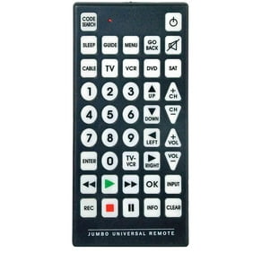 Qfx Rem-6 6-in-1 Universal Remote With Glow-in-the-dark Buttons ...