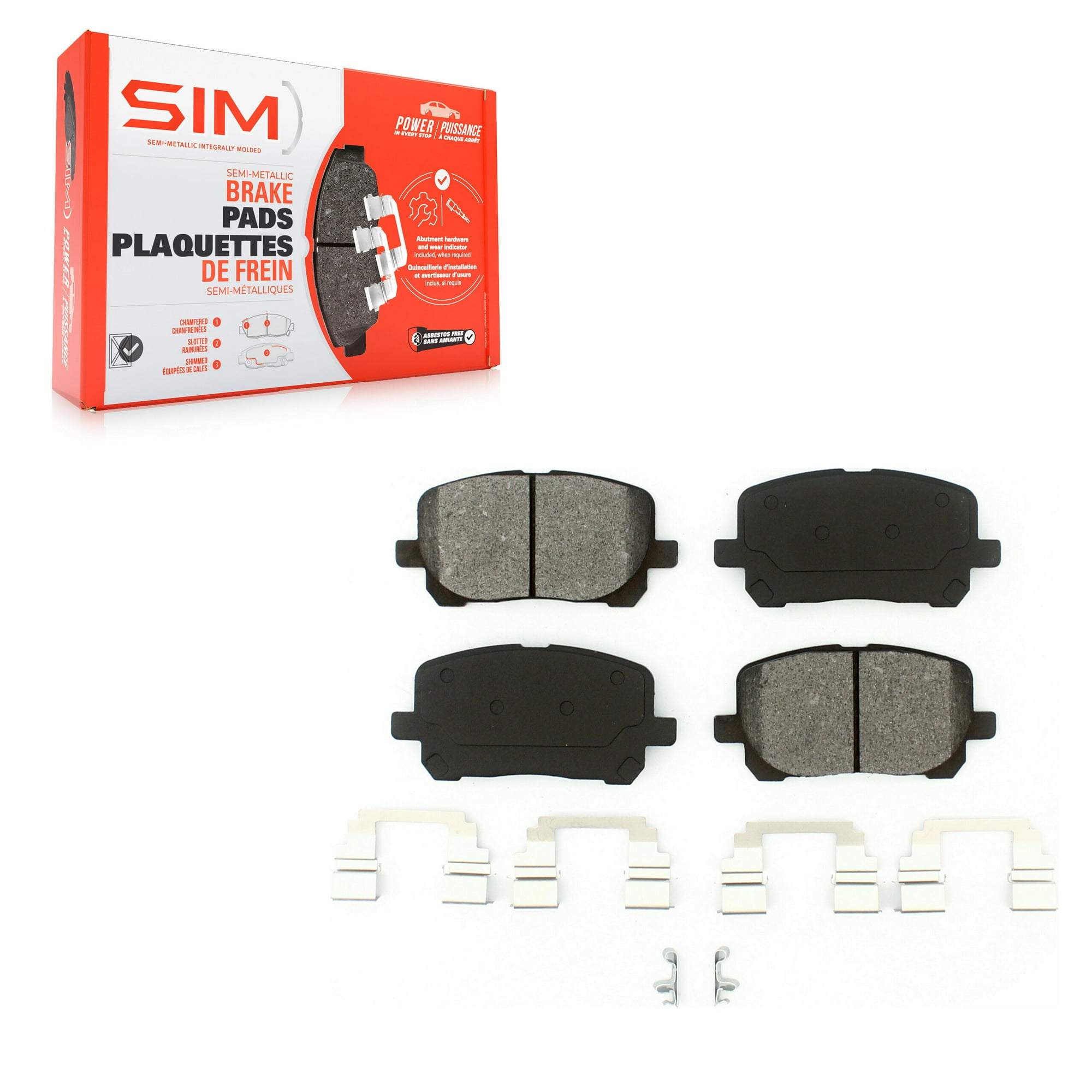 Click here for Sim Front Semi-Metallic Disc Brake Pads Sim-923 Fo... prices