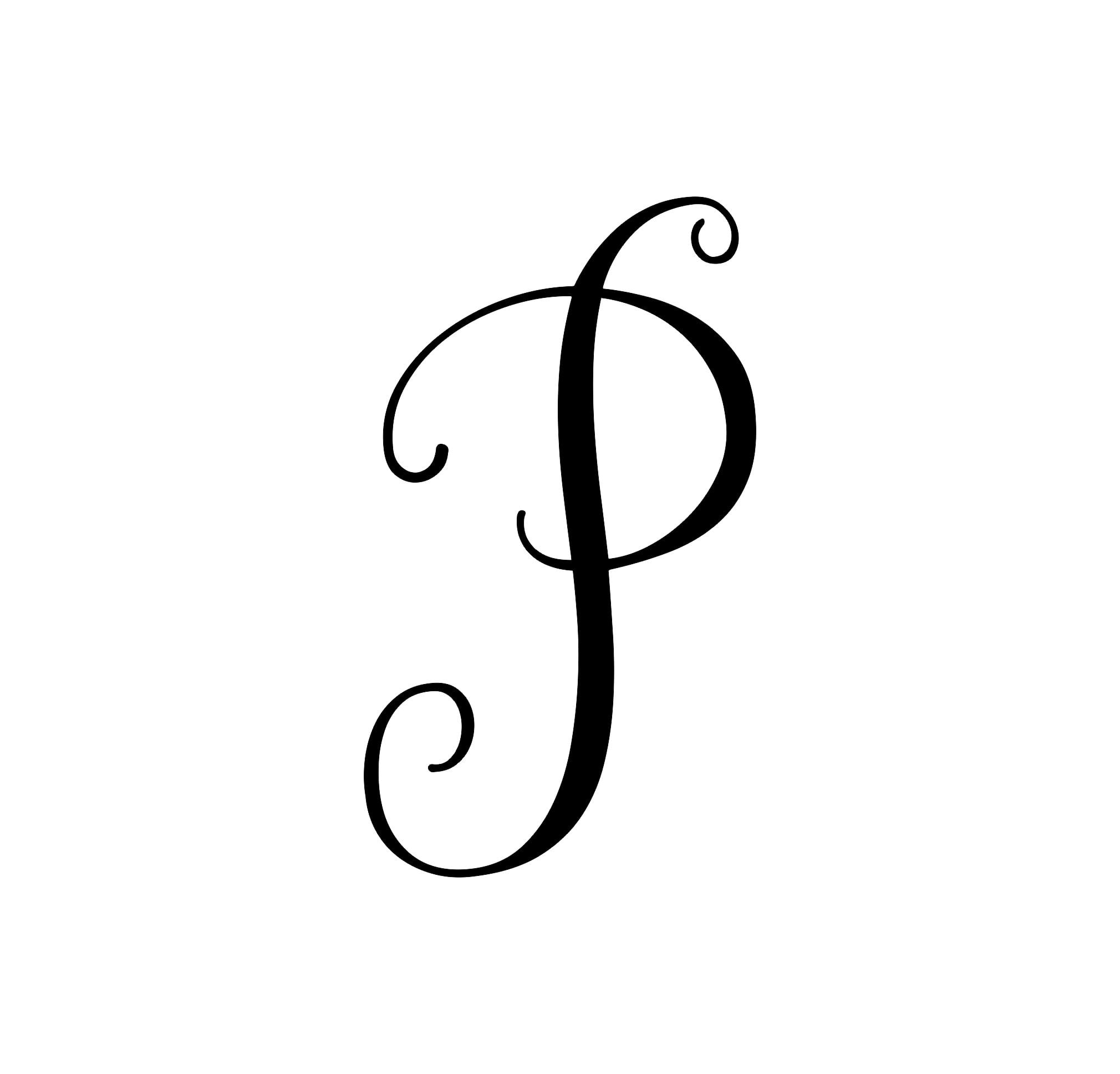 Fancy Letter P
