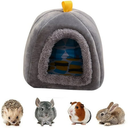 Tianyushua Small Animal Hideaway Bed, Warm Winter Bed Hut Hooded Cave ...