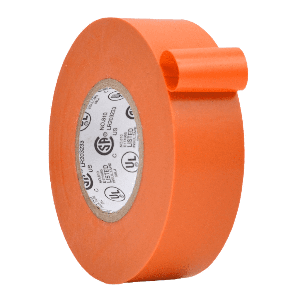 WOD Tape Orange Electrical Tape General Purpose 1 in. x 66 ft. High ...