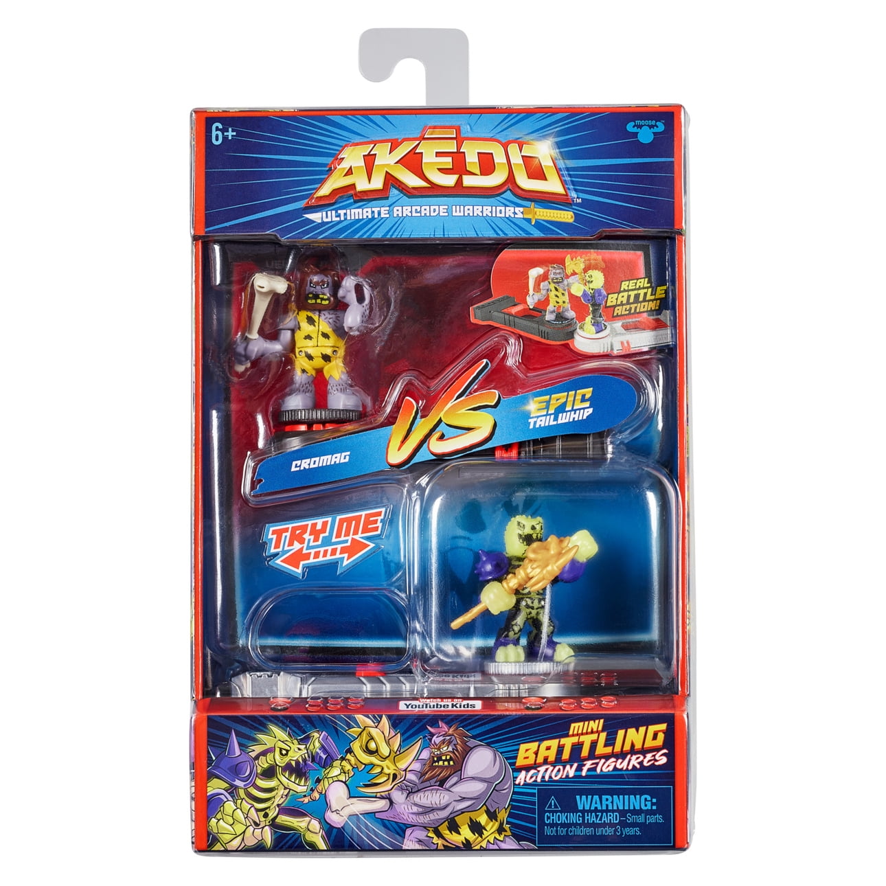 Buy Akedo - Ultimate Arcade Warriors Versus Pack Mini Battling Action ...