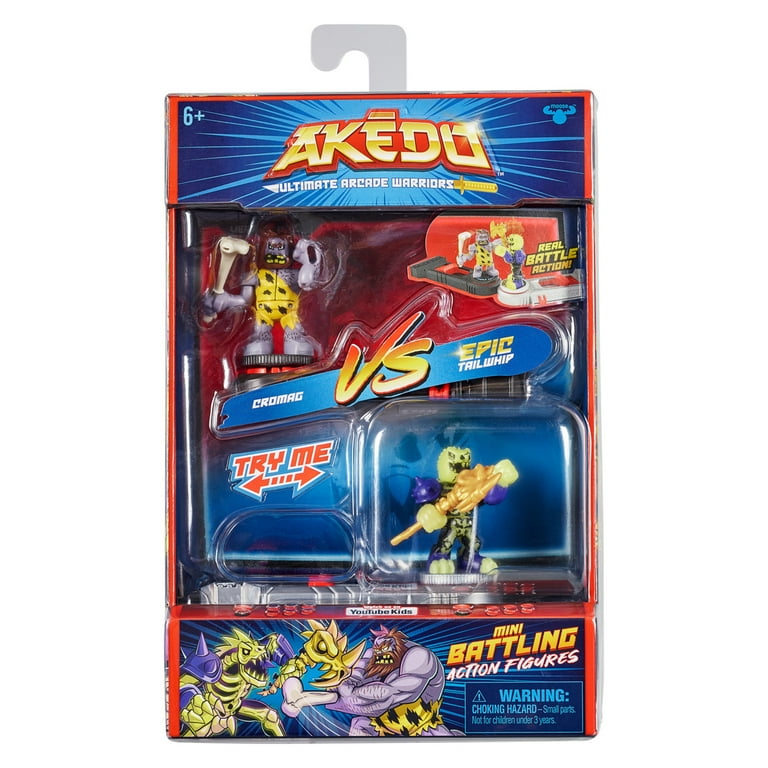 Akedo Ultimate Arcade Warriors Versus Pack Mini Battling, 45% OFF
