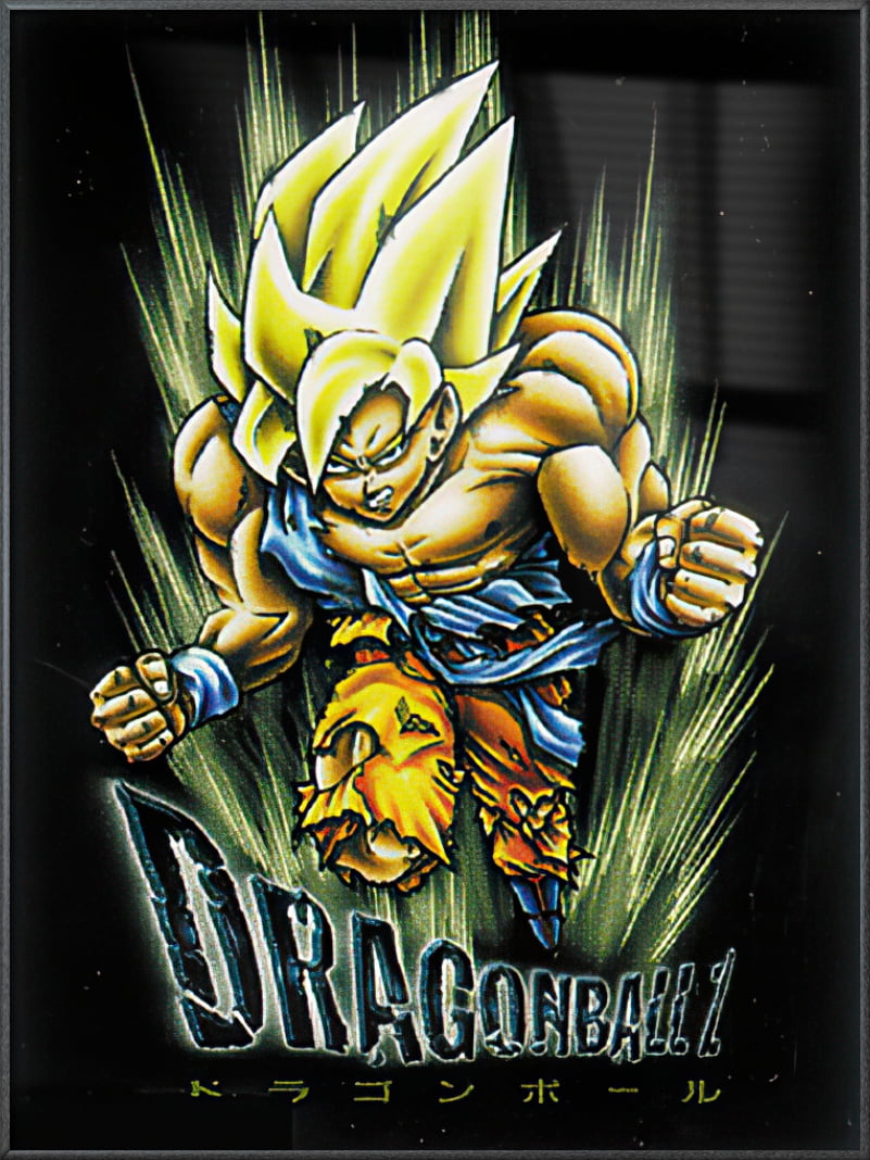 Dragonball Z - Framed Manga / Anime TV Show Poster (Son Goku) (Metallic ...