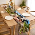 Farmhouse Cotton Linen Table Runner Sheep Pig Cow Barn Rustic ...