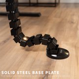 VIVO Clamp-on Vertebrae Cable Management Kit, Desk Quad Entry Wire ...