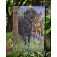 Carolines Treasures PPP3028GF Black Labrador Retriever Flag Garden Size ...