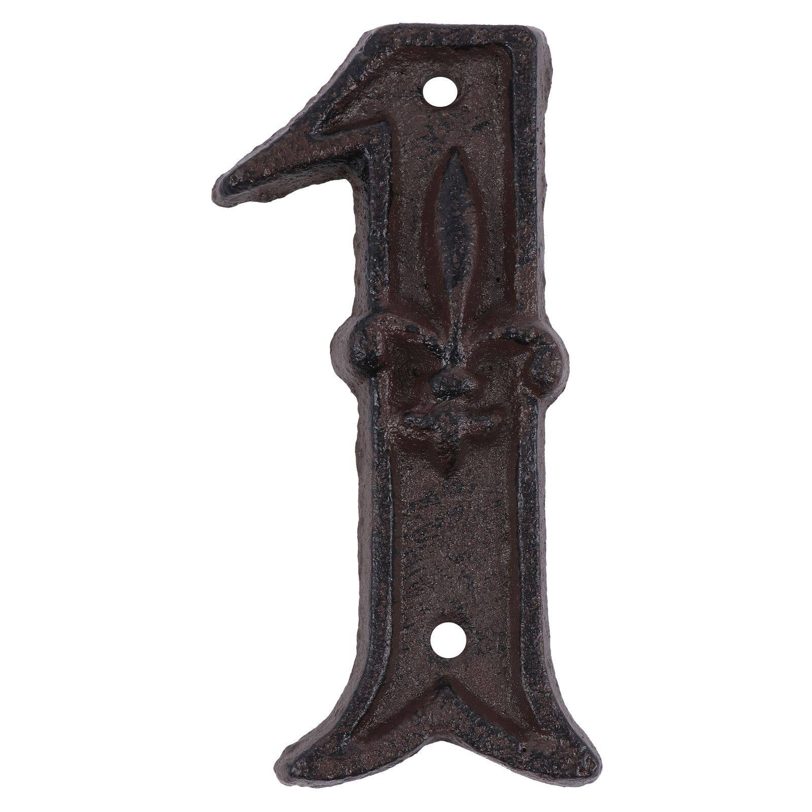 Cast Iron Decorative Door Numbers Metal Numbers DIY Door Address Number ...
