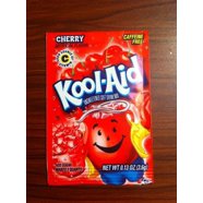 5 Packs of Kool Aid BLACK CHERRY Flavor Drink Mix Packet NEW Gluten ...