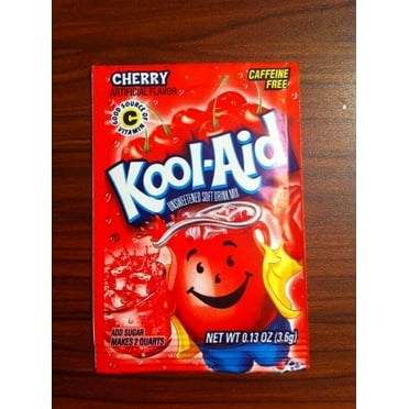 5 Packs of Kool Aid BLACK CHERRY Flavor Drink Mix Packet NEW Gluten ...