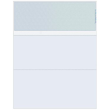 Docugard Premier Prismatic Business Checks, 3 Checks Per Page, Blue and ...