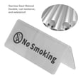 BIMZUC Stainless Steel Double‑Sided Tabletop Sign – Silver, 2.36”x5.91 ...