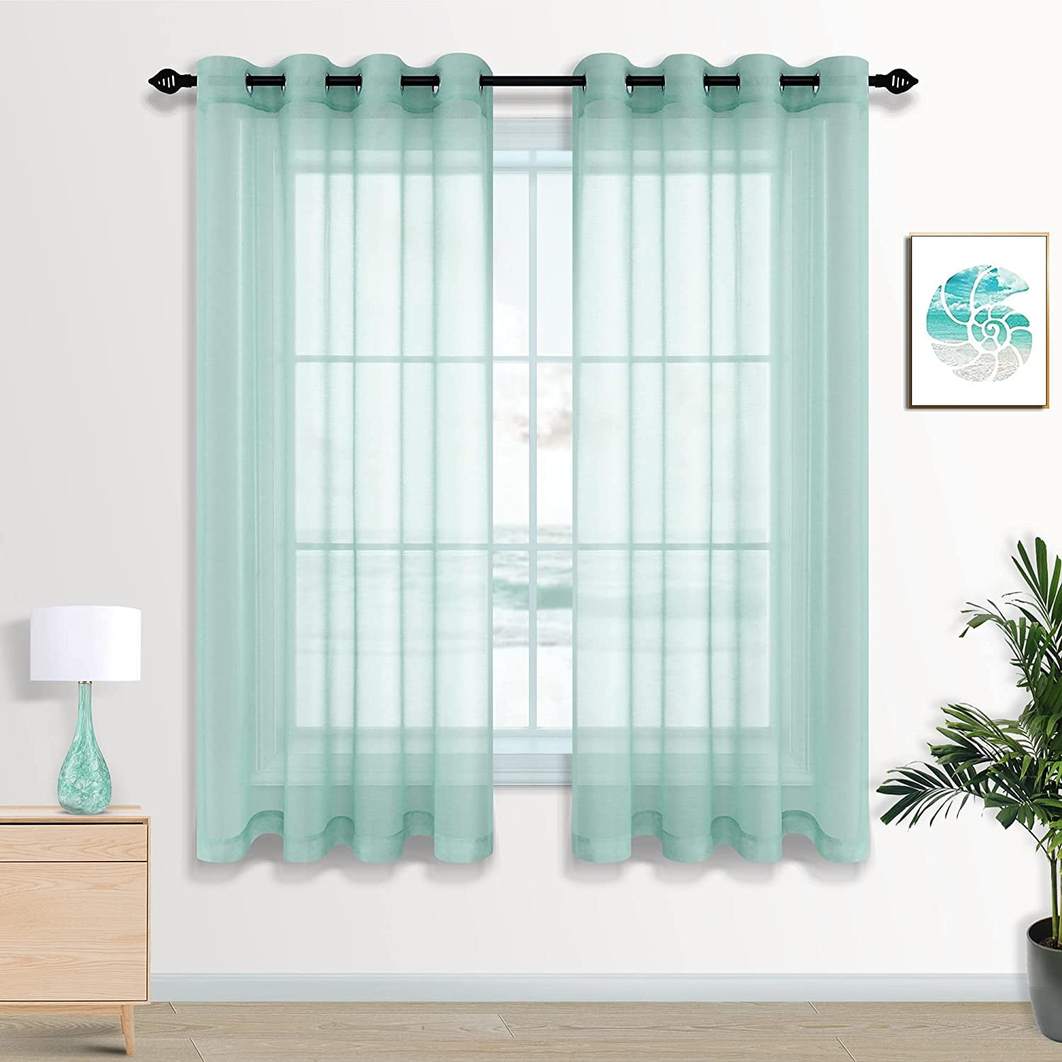 Click here for Siabc-Ocean Coastal Beach Summer Theme Decor Aqua... prices