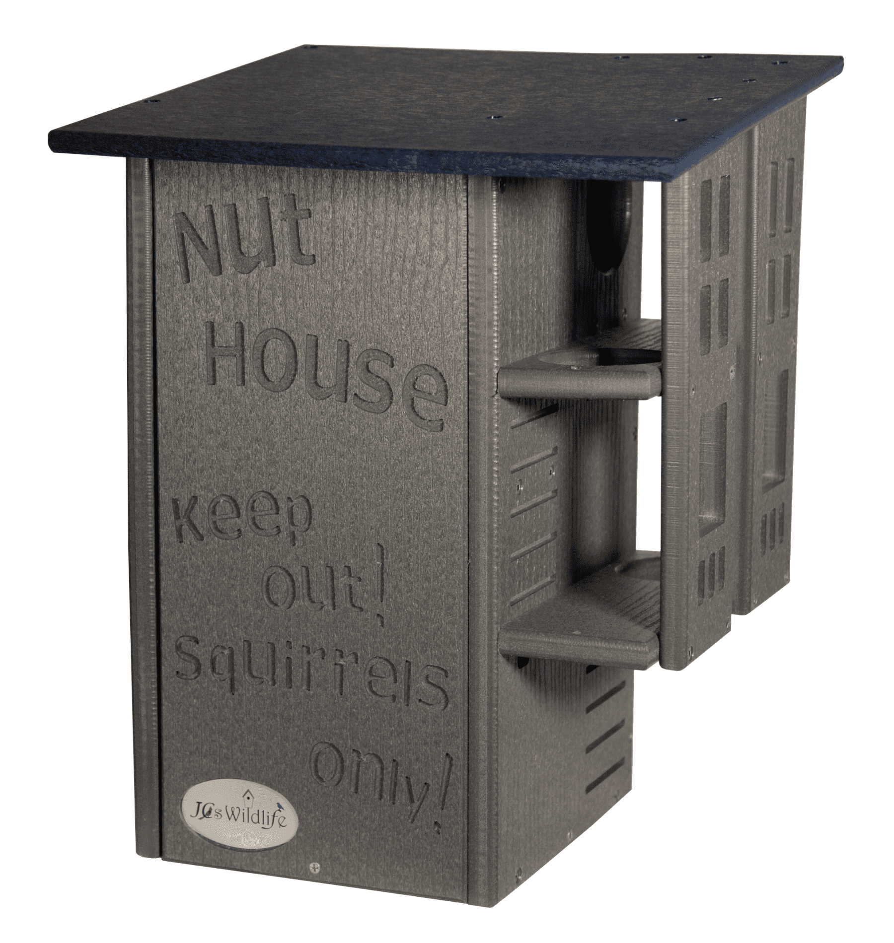 Jcs Wildlife Ultimate Squirrel House Nesting Box Blue Gray A