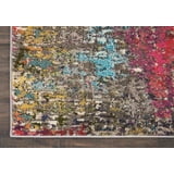 Nourison Celestial Abstract Sunset 5'3" x 7'3" Area Rug, (5x7 ...