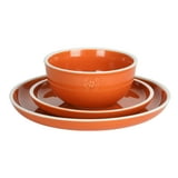 Wanda June Home Southern Sunrise 12-Piece Terra Cotta Solid Color ...